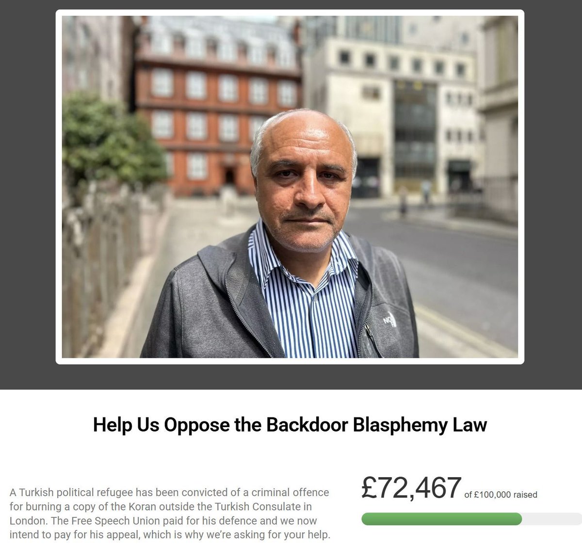 UK Asylum Seeker Hamit Coskun Receives Osman Warning After Public Order Act Conviction for Koran ...