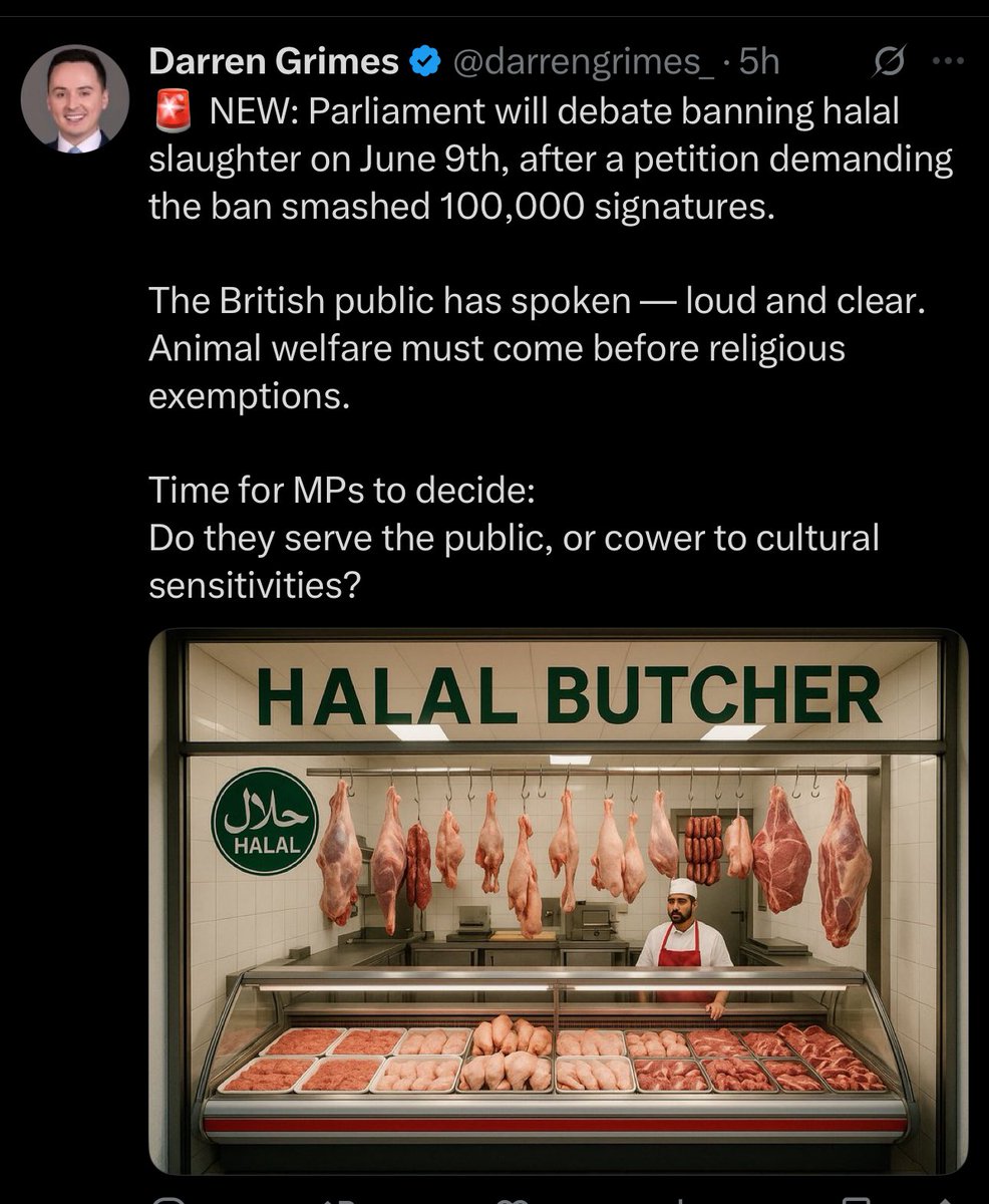 UK Parliament to Debate Ban on Halal Slaughter on June 9 Backed by ...