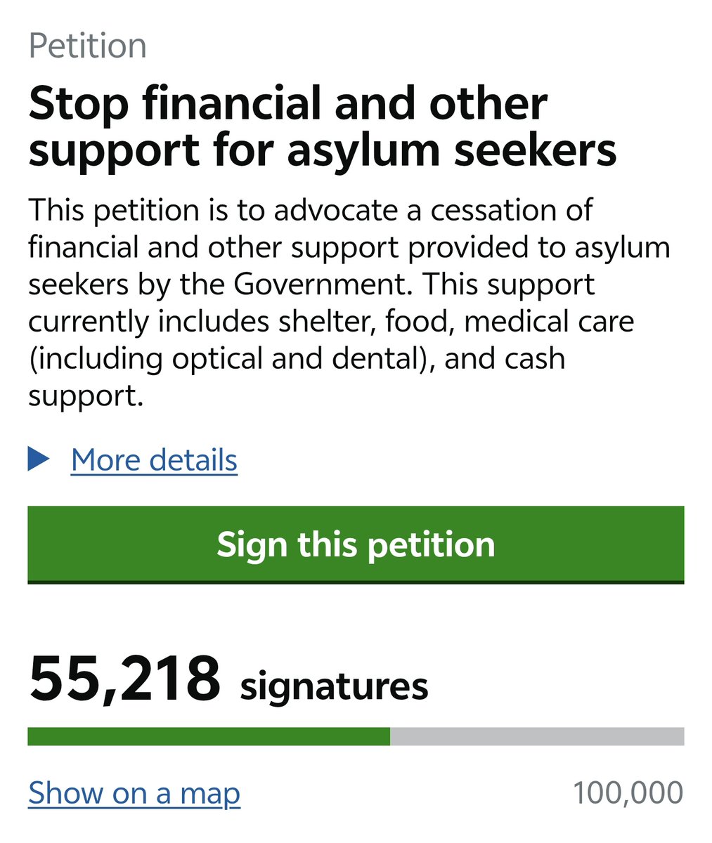 UK Petition to Stop Financial Support for Asylum Seekers Surpasses ...