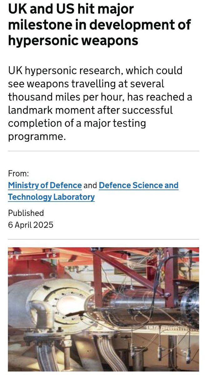 UK and US Successfully Test Hypersonic Missile Engine, Critical Step ...