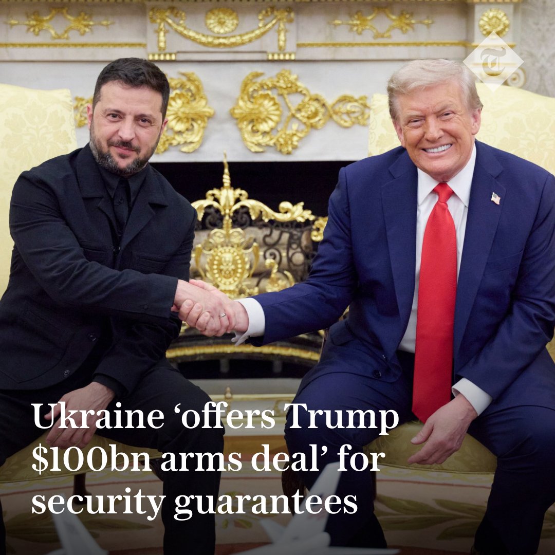 Ukraine Offers $100 Billion U.S. Weapons Deal and $50 Billion Drone ...