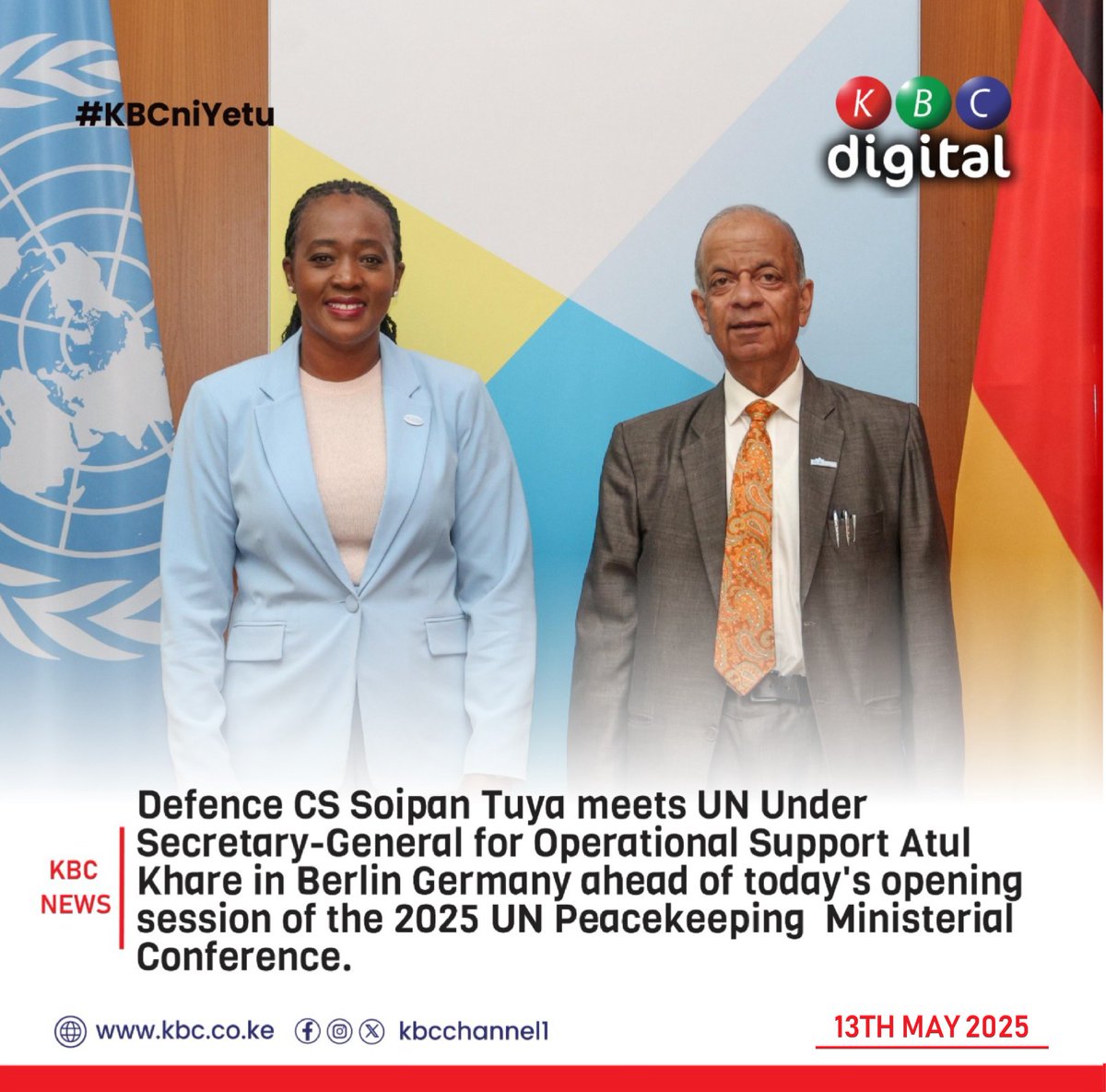 UN Hosts 2025 Peacekeeping Ministerial in Berlin on May 13-14 with ...