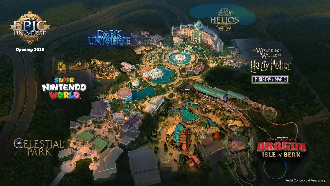 Universal Orlando's Epic Universe Opens, Spanning 750 Acres with 50 ...