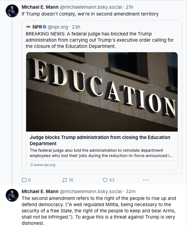 UPenn's Michael Mann Cites 'Second Amendment' After Education Ruling ...