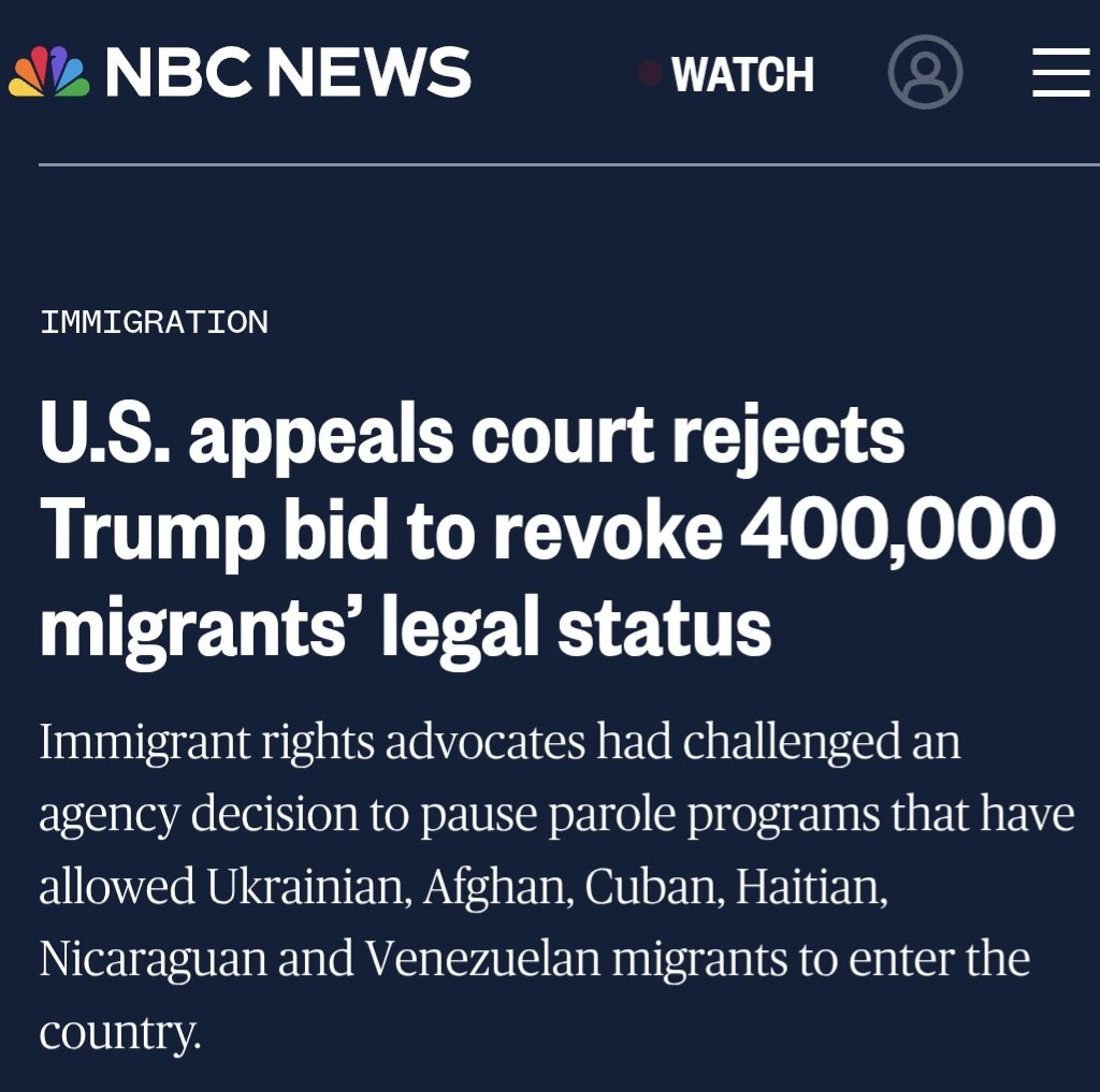 US Appeals Court Blocks Trump Move to End CHNV Parole for 400,000 Cuban ...