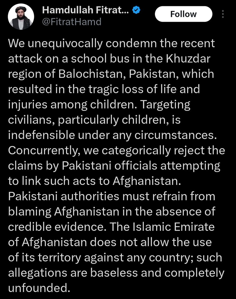 US Condemns Suicide Bomb Attack on Pakistan School Bus Killing Five ...