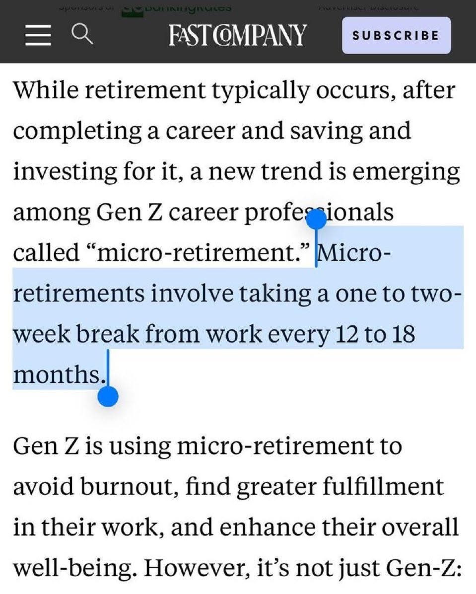 US Generation Z Adopts 'Micro-Retirements' and 'Bathroom Camping' as ...