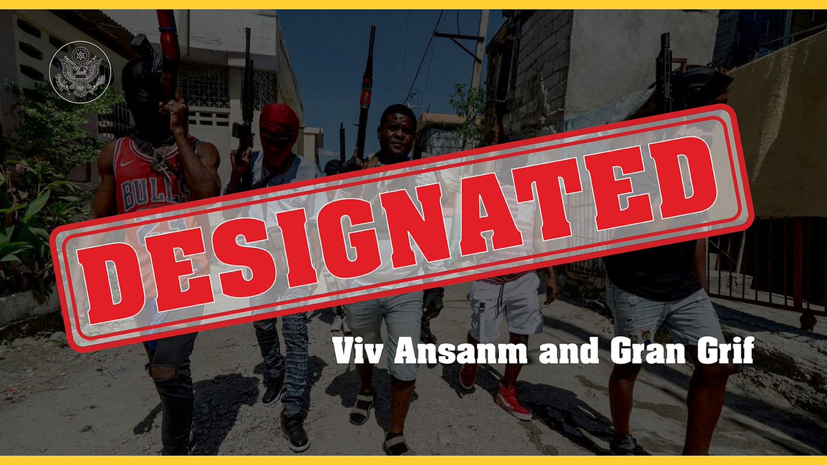 US Labels Haitian Gangs Viv Ansanm and Gran Grif as Foreign and Global Terrorists Amid ...