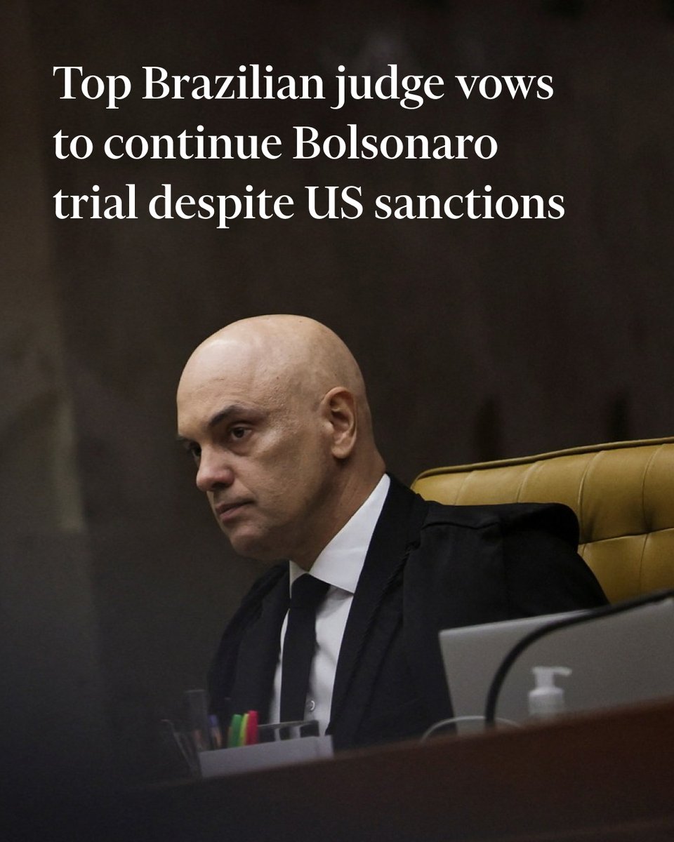 US Sanctions Brazilian Justice Alexandre de Moraes Over Bolsonaro Coup ...