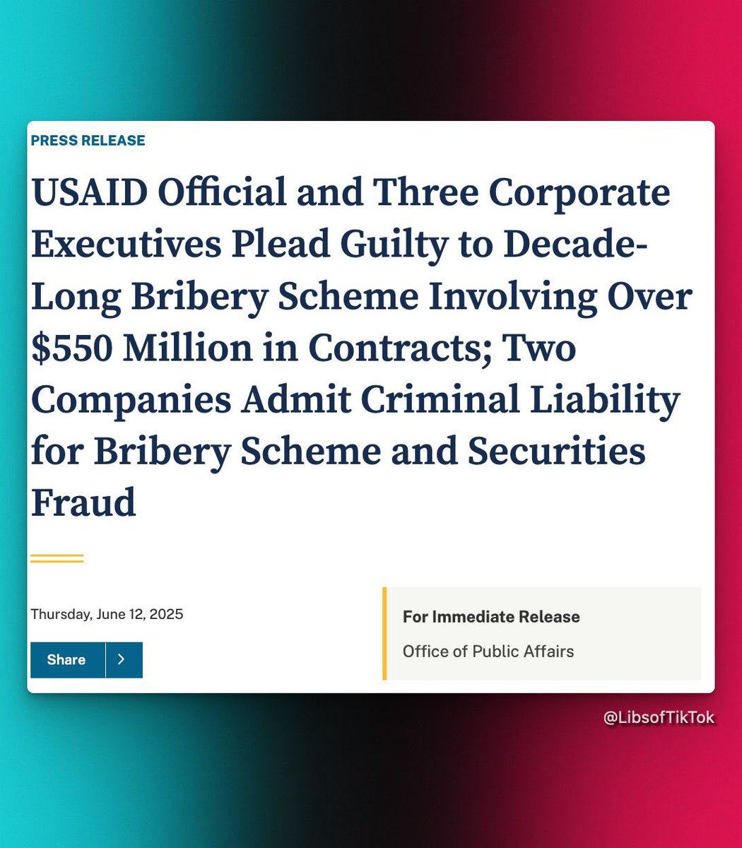 USAID Official Roderick Watson and Three Executives Plead Guilty to ...