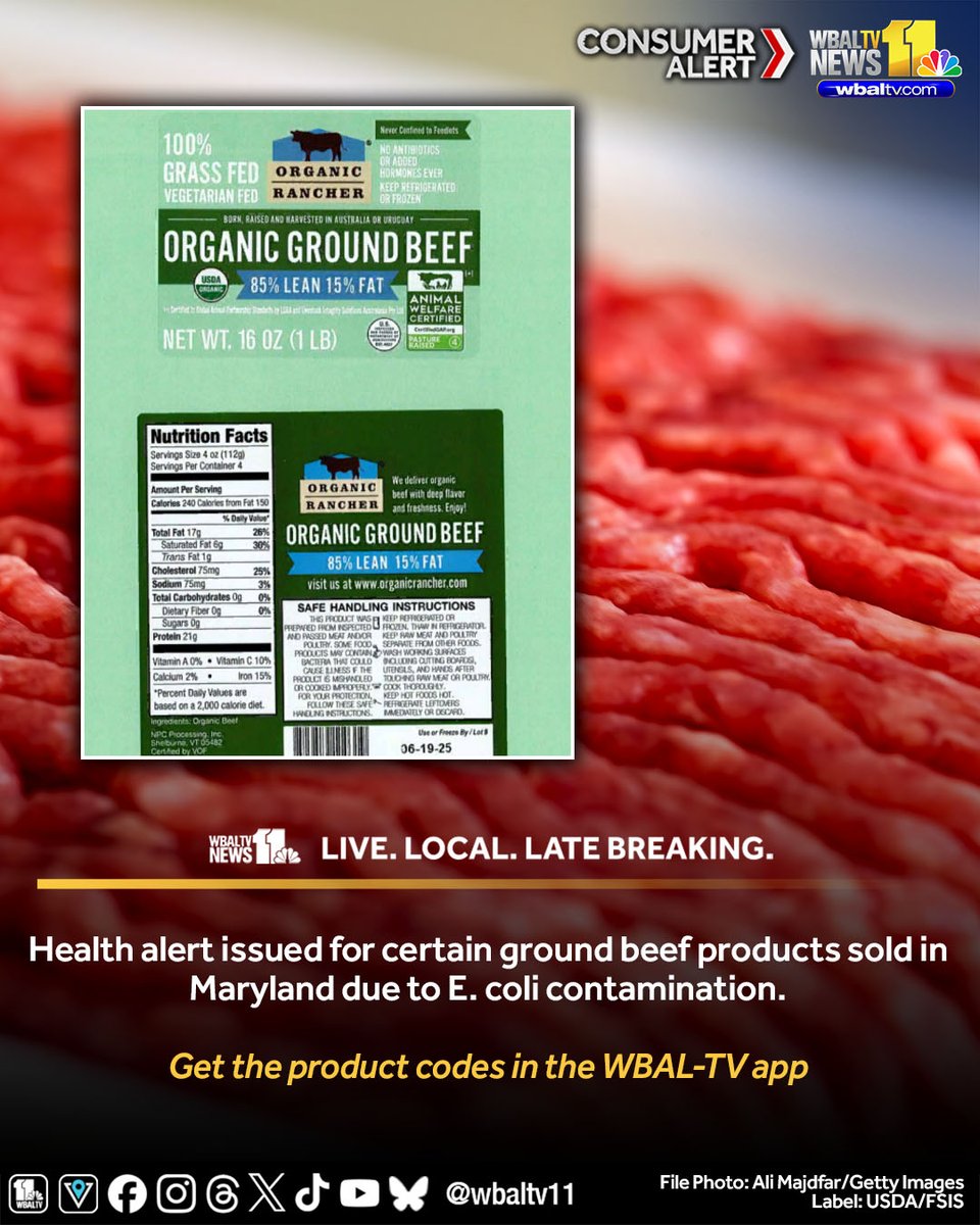 USDA Alerts Consumers to E. coli in Organic Rancher Ground Beef at ...