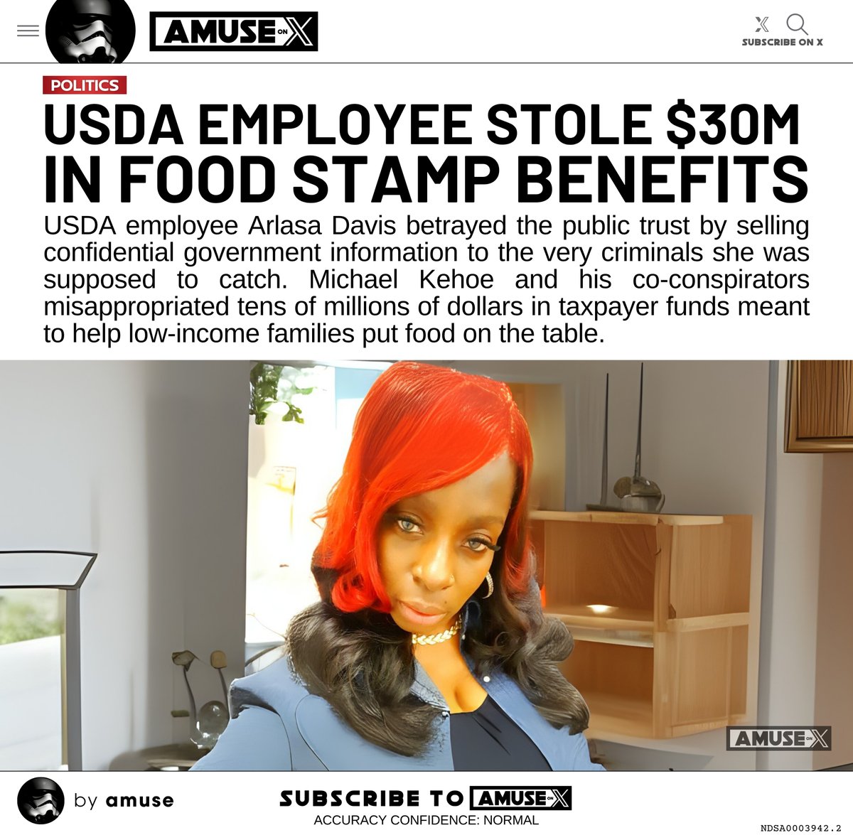 USDA Employee Arlasa Davis and Five Others Charged in $66 Million Food Stamp Fraud; FBI Arrests ...