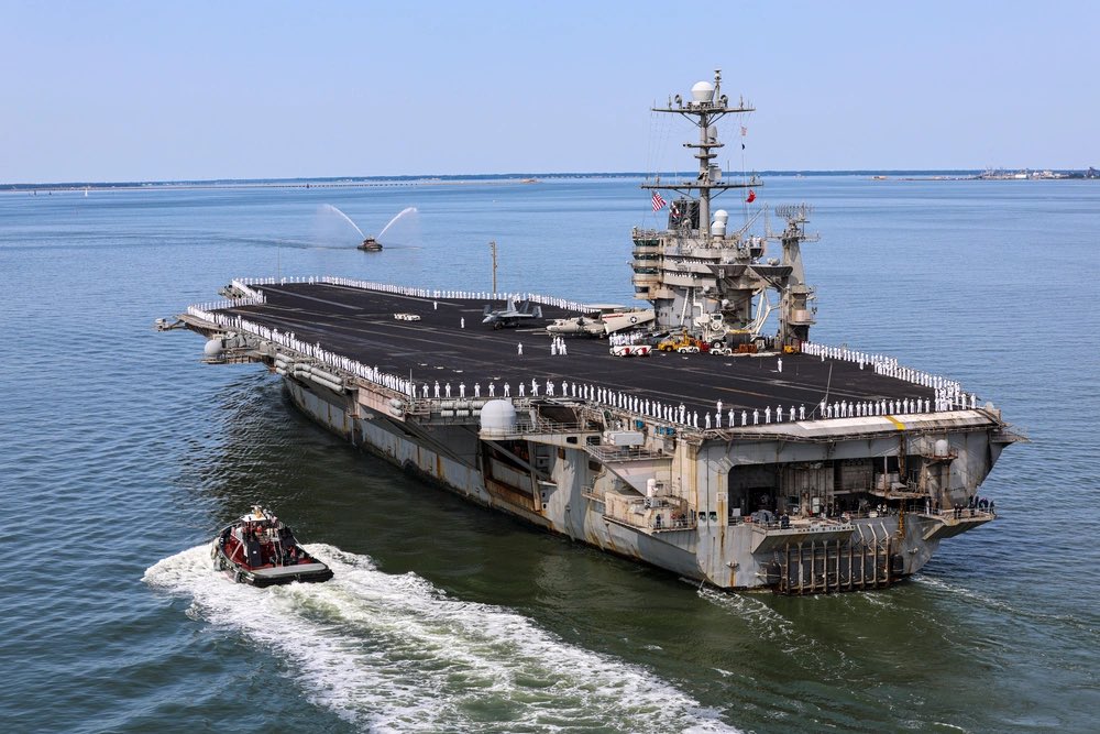 USS Harry S. Truman Returns to Norfolk After Eight-Month Deployment, Launching Largest Airstrike ...