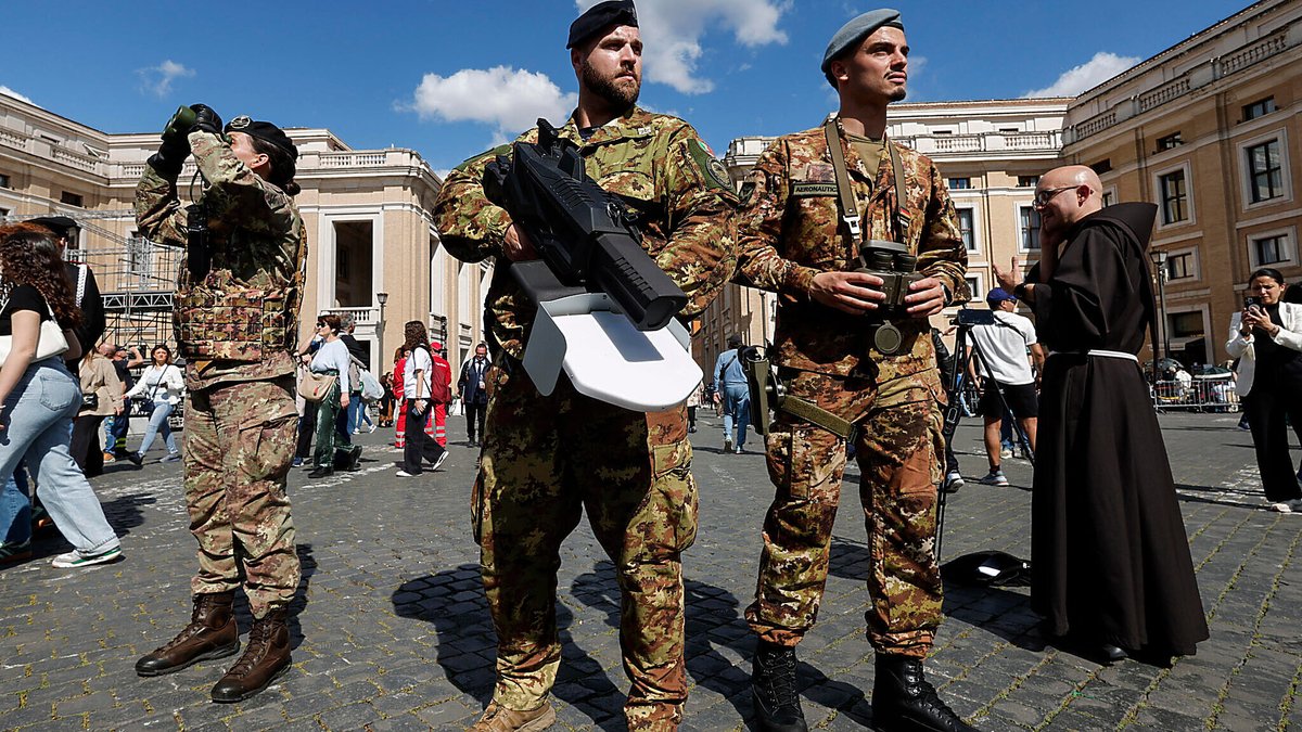 Vatican and Italy Deploy Fighter Jets, Anti-Drone Rifles for Pope ...