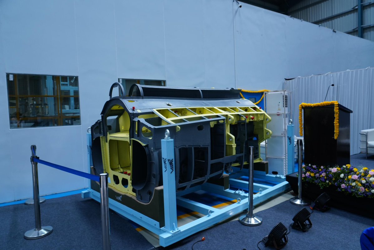 VEM Technologies Hands Over First Tejas Mk1A Center Fuselage Assembly to HAL on May 30, Boosting ...