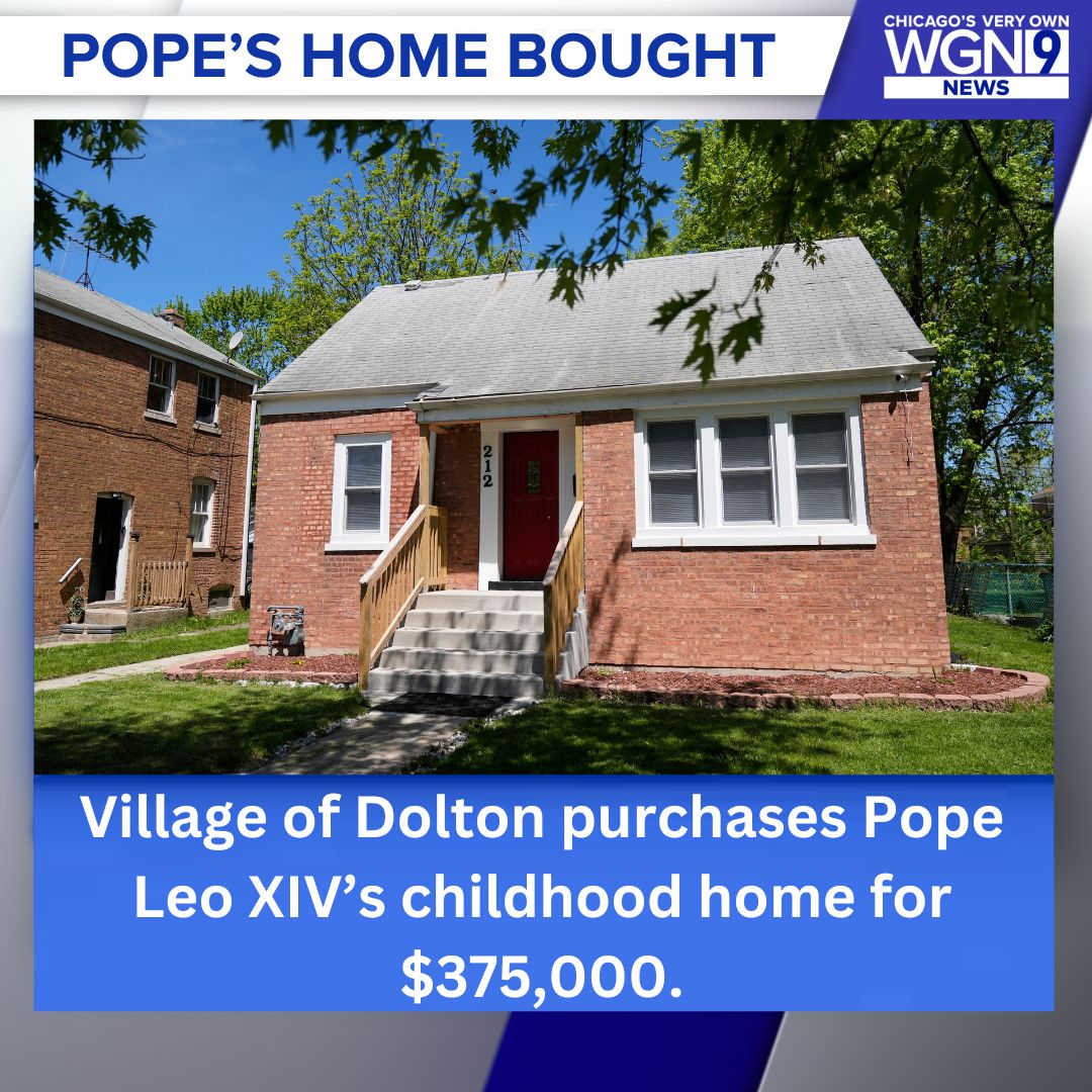 Village of Dolton Buys Pope Leo XIV’s Childhood Home for $375,000 at 70 ...