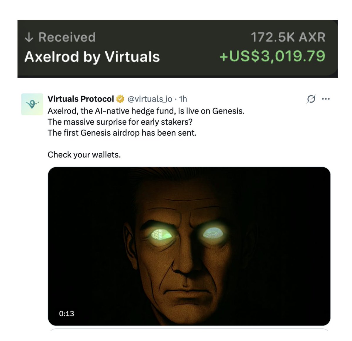Virtuals Launches AXR Token With $16 Million Valuation, 140 Million ...