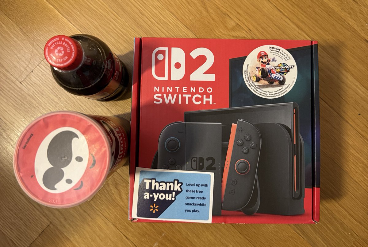 Walmart Delivers Nintendo Switch 2 as Early as 6 a.m. With Snacks and ...