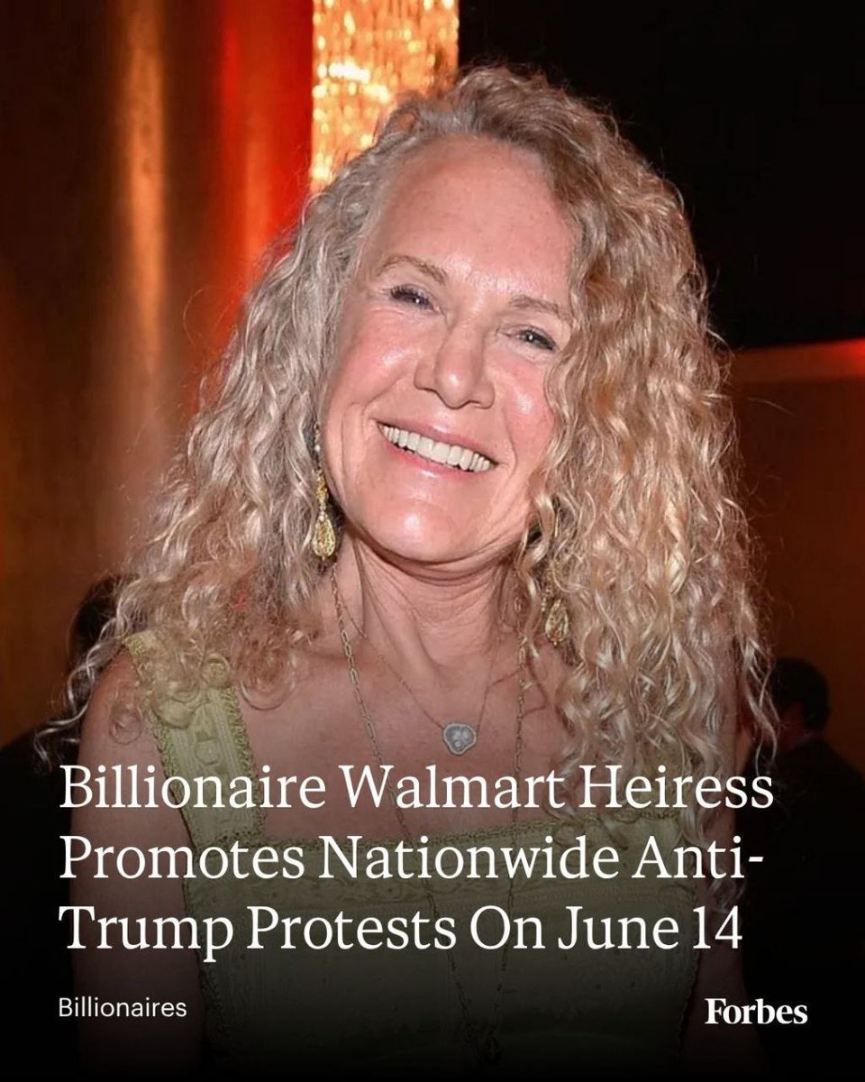 Walmart Heiress Christy Walton Funds Anti-Trump ‘No Kings’ June 14 ...