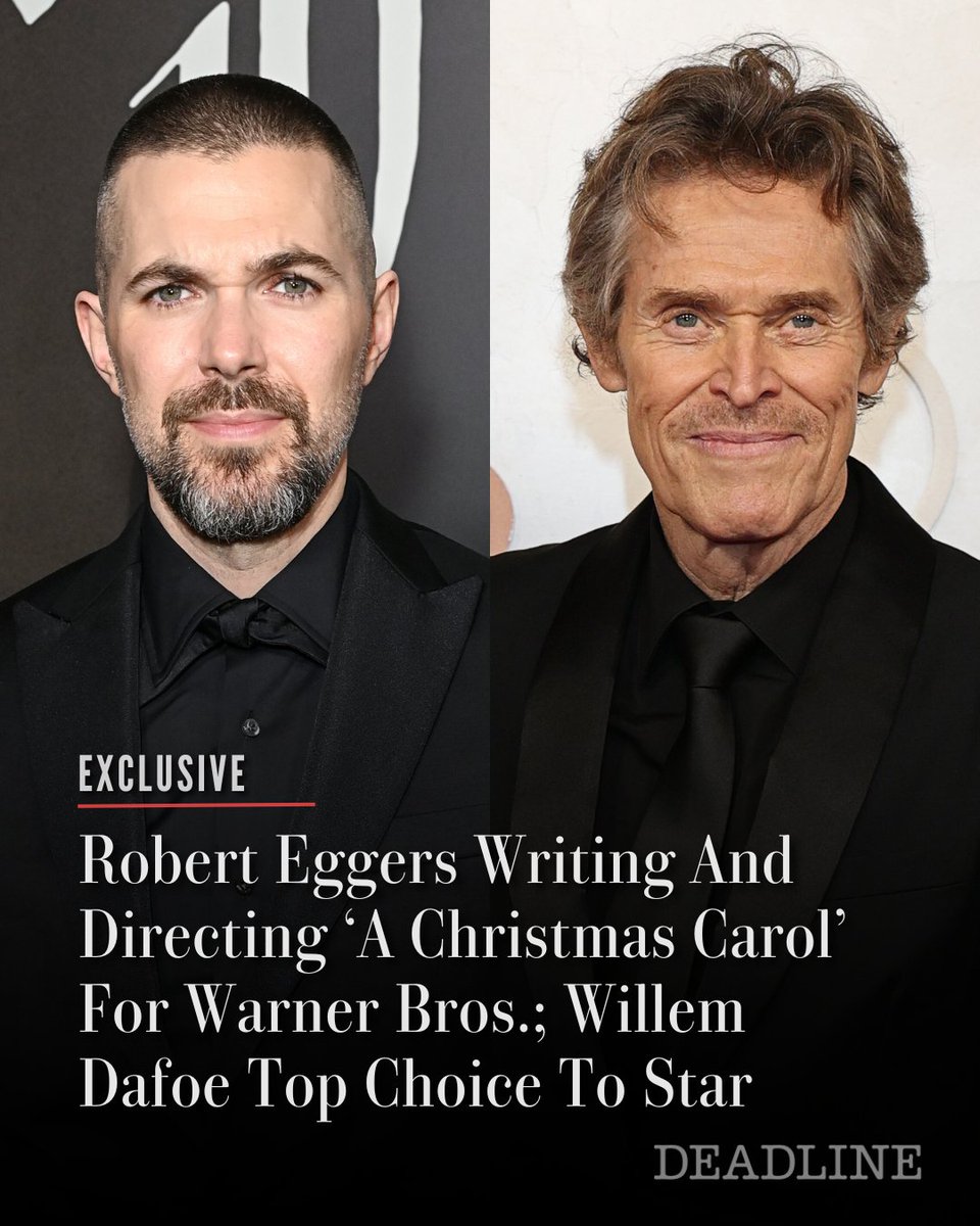 Warner Bros. Taps Robert Eggers for ‘A Christmas Carol’; Willem Dafoe ...