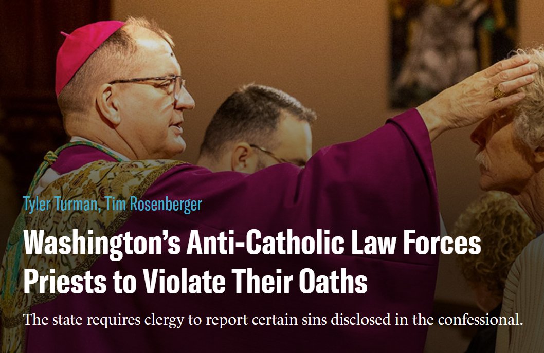 Washington Catholic Bishops Sue Over Mandatory Reporting Law Forcing ...