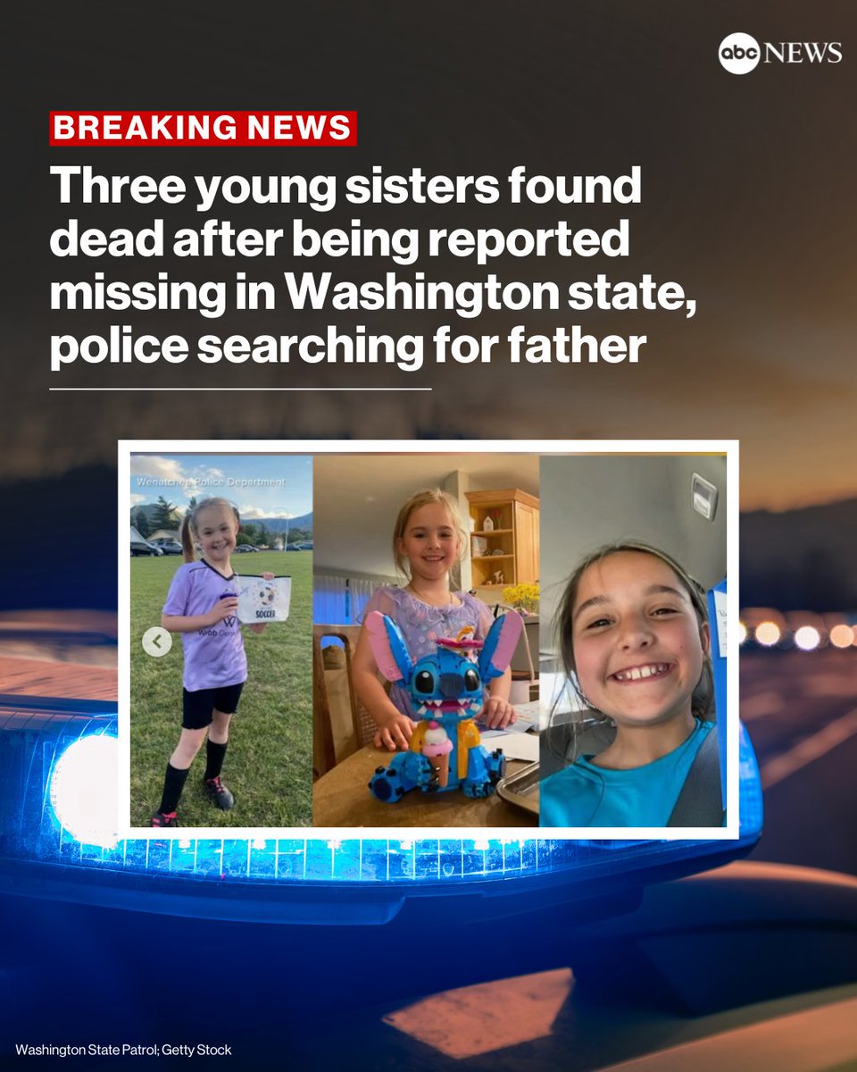 Washington Police Hunt Father After Three Young Sisters Found Dead Near ...
