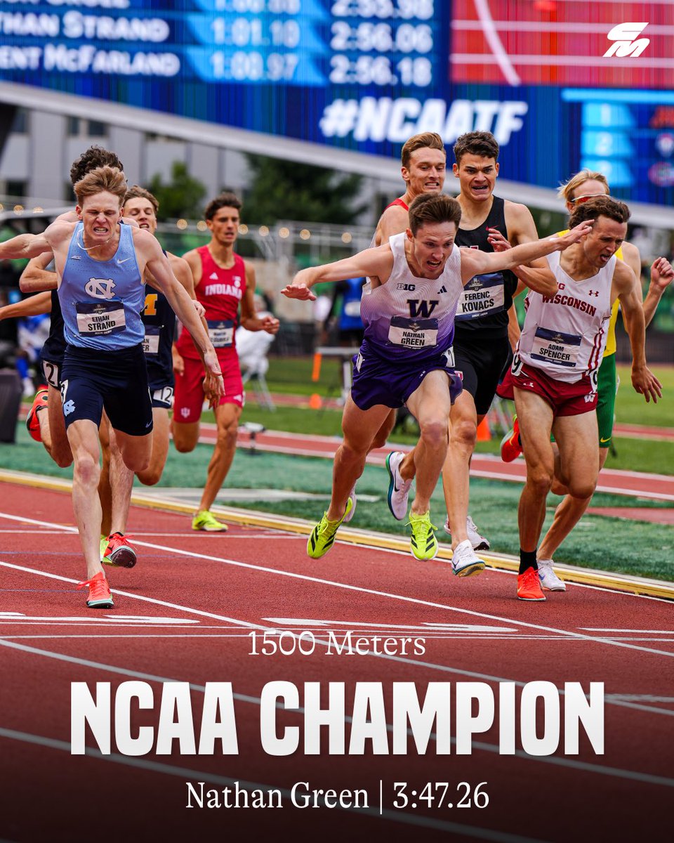 Washington’s Nathan Green Wins NCAA 1,500m Title in 3:47.26 | DeepNewz NCAA