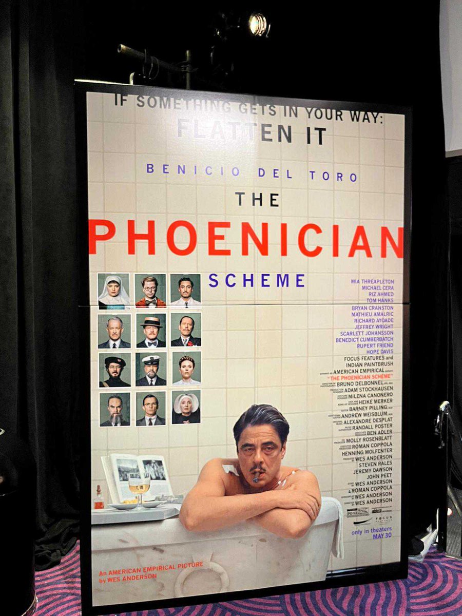 Wes Anderson's 'The Phoenician Scheme' Opens May 30 With Angelika Takeover, Benicio del Toro ...