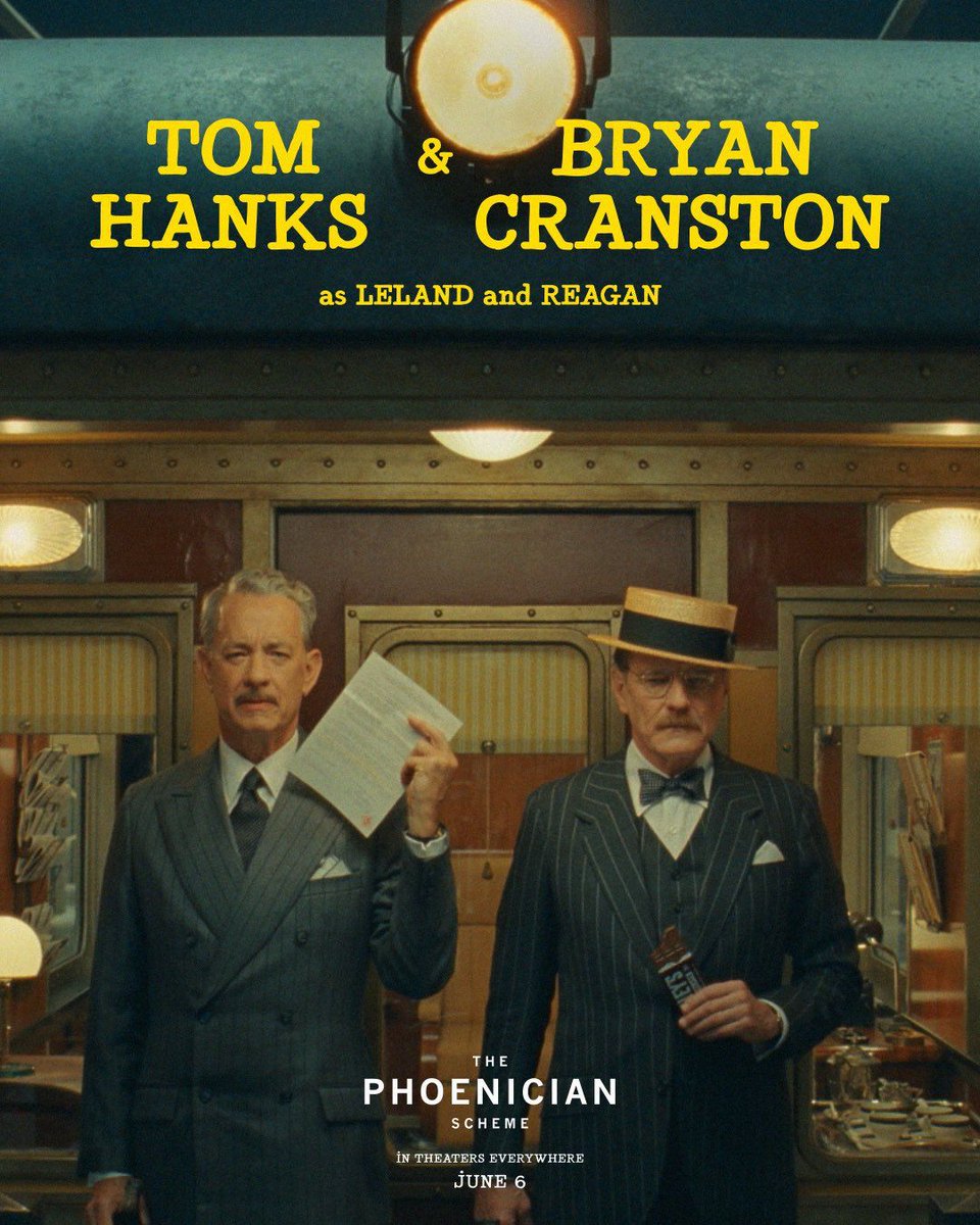 Wes Anderson’s The Phoenician Scheme Starring Tom Hanks, Bryan Cranston, Benicio Del Toro Opens ...