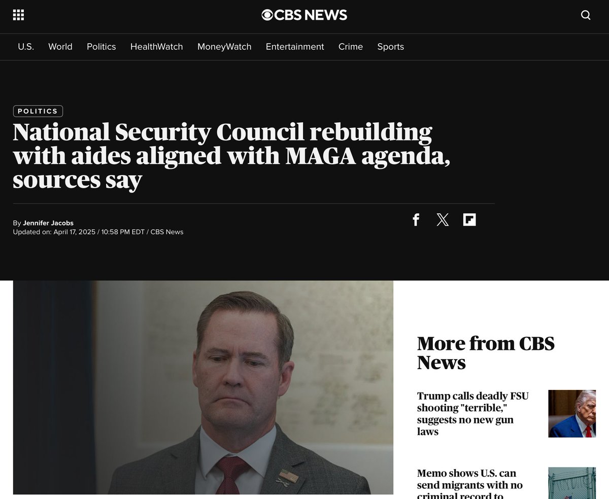 White House Reshuffles NSC: Derek Harvey to Lead Intelligence, Michael ...