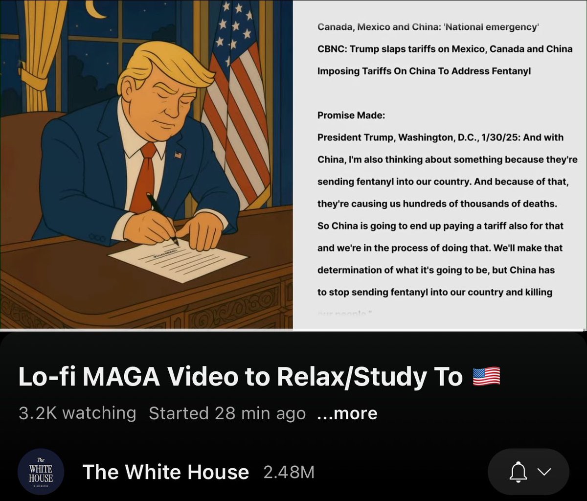 White House Streams 24/7 'Lo-Fi MAGA Video' Featuring Anime Trump for ...