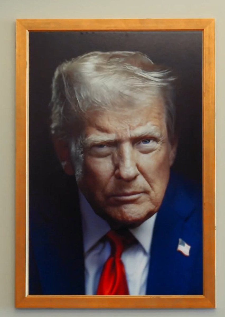 White House Unveils New Official Portrait of President Trump for Second ...