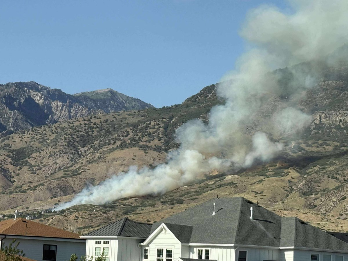 Wildfire Ignited by Firework Near Cedar Hills in Utah County Burns Five ...