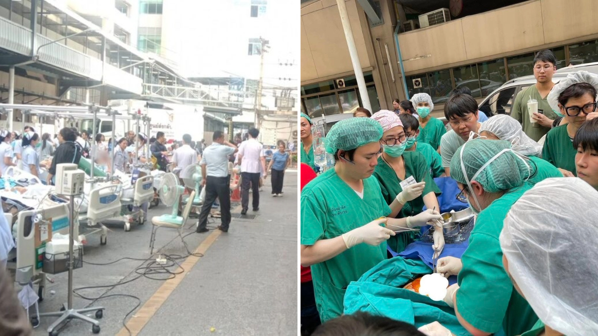 Woman Gives Birth on Street Outside Police General Hospital Amid ...