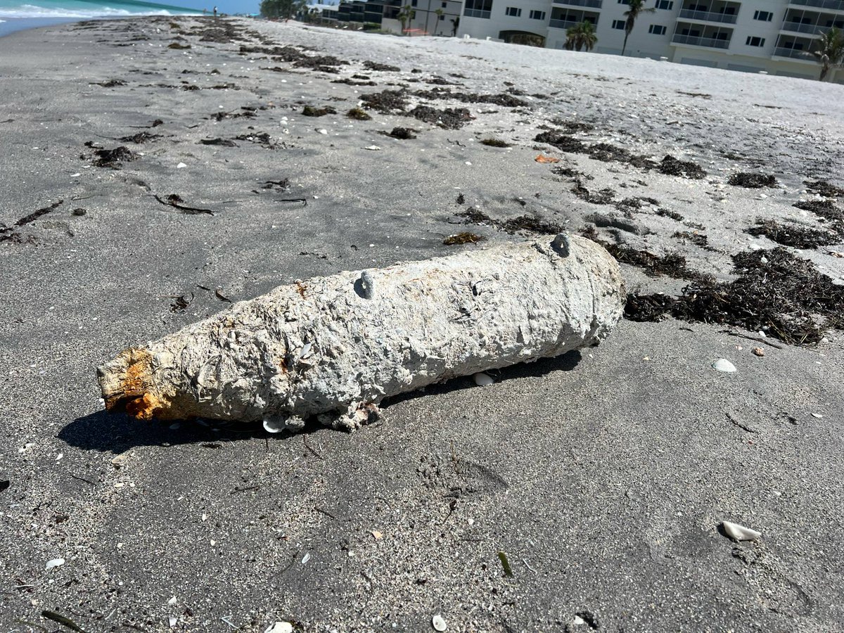 World War II-Era Bomb Washes Ashore on Englewood Beach, Florida ...