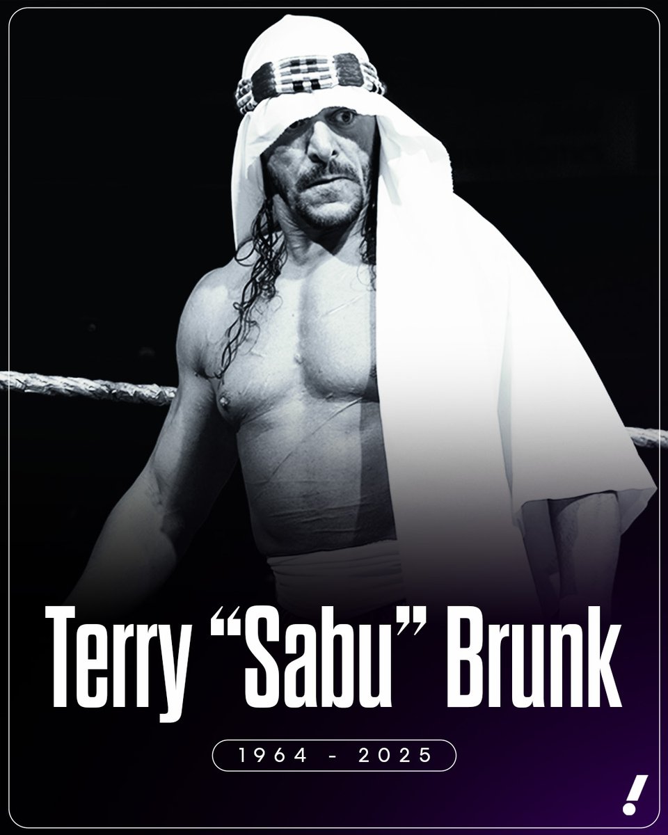 Wrestling Legend Sabu (Terry Brunk) Dies at 60, Weeks After Retirement Match; WWE, AEW, ECW ...