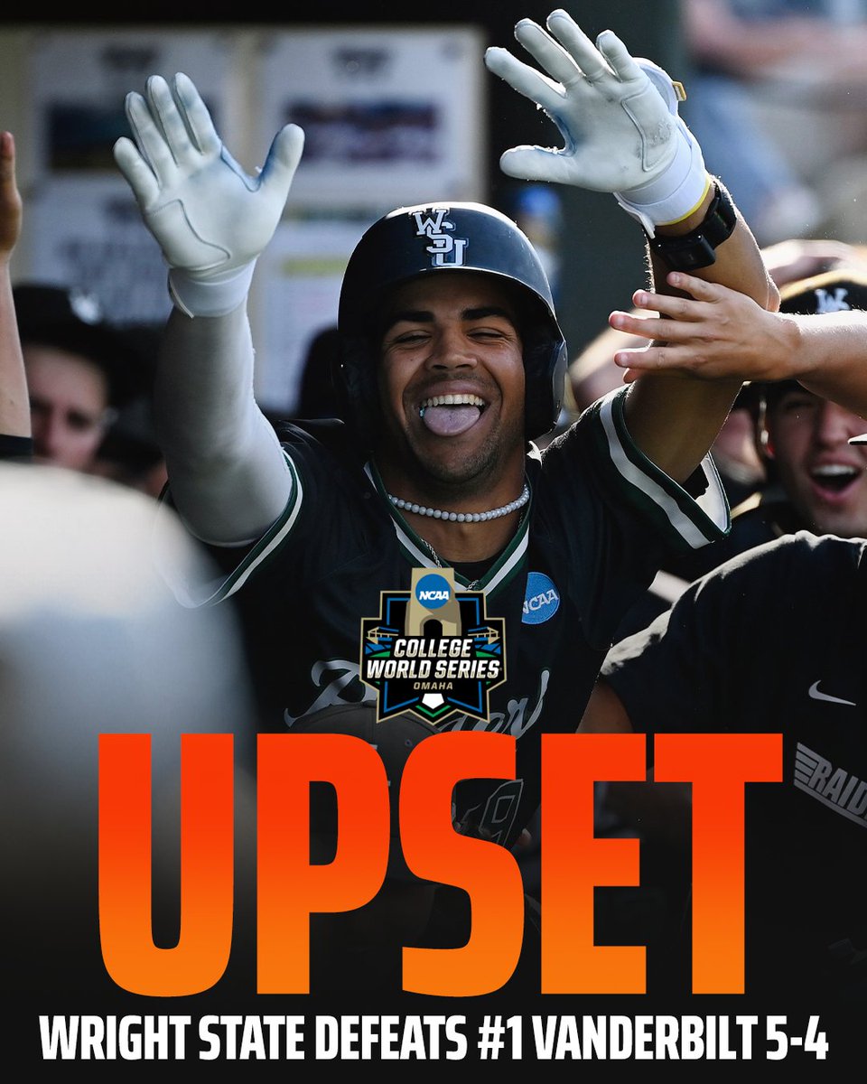 Wright State Upsets No. 1 Vanderbilt 5-4, First Top Seed to Miss NCAA ...