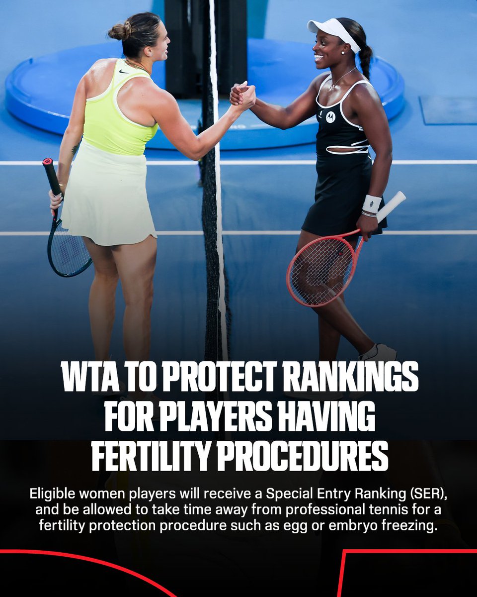 WTA Grants Protected Rankings to Top 750 Female Players Undergoing Egg ...
