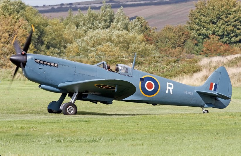 WW2 Spitfire Makes Emergency Landing in West Hythe Field Ahead of VE ...