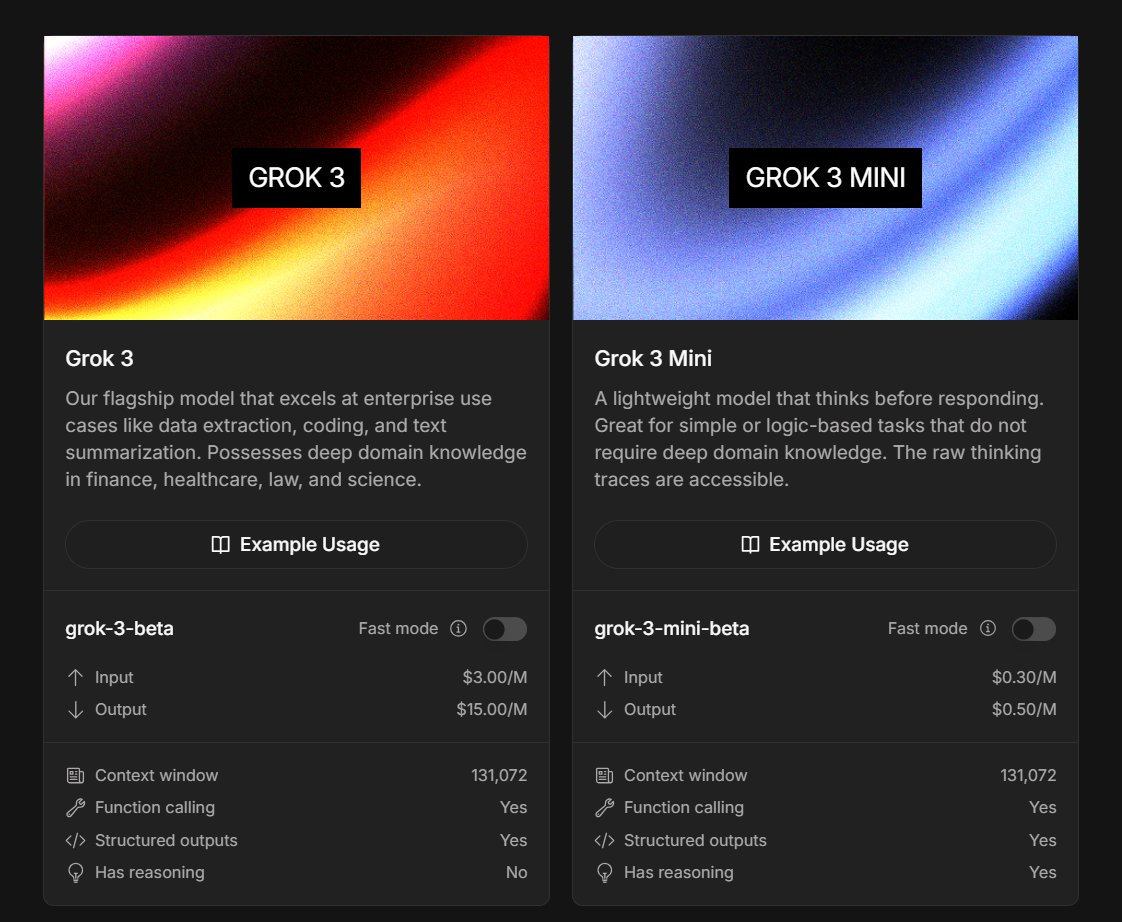 xAI Launches Grok 3 and Grok 3 Mini APIs with Pricing from $0.30 to $25 ...