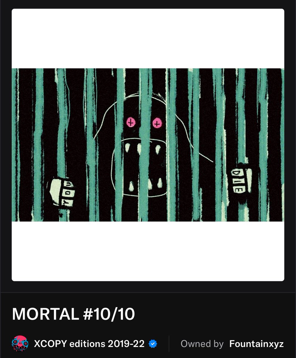 XCOPY's 'Mortal' 10/10 NFT Sells for $1.11 Million on Gondi, Using Sell and Repay Loan Feature ...