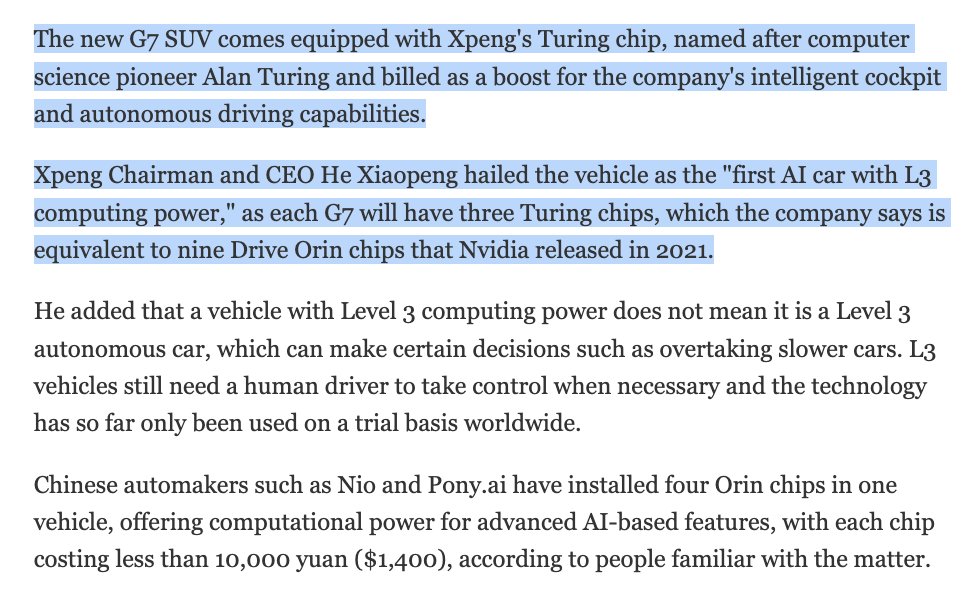 Xpeng Unveils 700-TOPS Turing Chip, Eyes VW Tie-Up as China Targets All ...